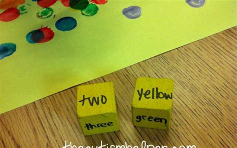 Roll And Dot Work Task The Autism Helper