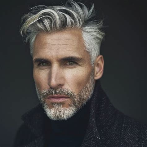 Salt And Pepper Hair And Beard For Men Embrace Personal Style Grey