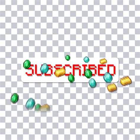 Simple Minecraft Subscribe Animation Creatorset