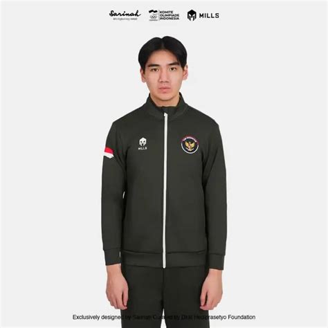 Jual Mills Tim Indonesia Sea Games Track Jacket Green 01700266 50sgm Di