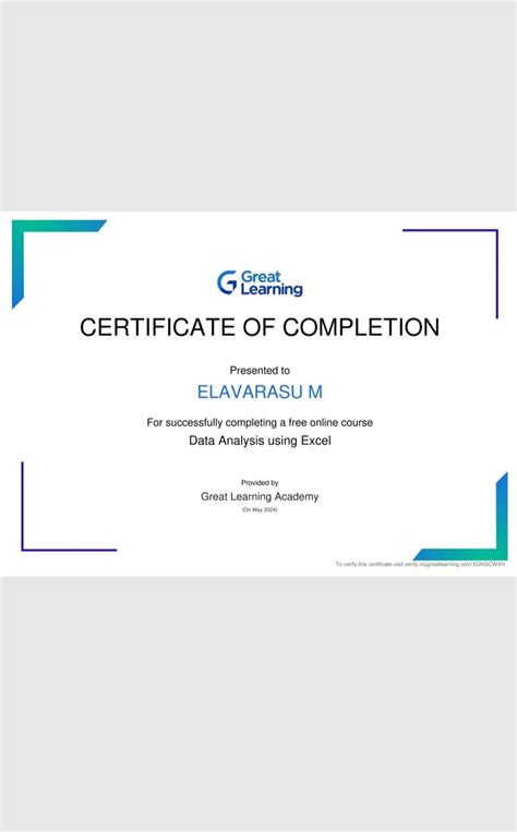 Elavarasu M On Linkedin Dataanalysis Excel Continuouslearning