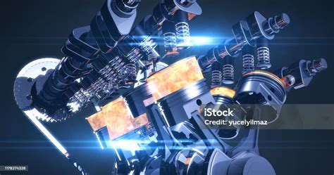 폭발하이테크 V8 디젤 엔진 3d 일러스트 렌더 0명에 대한 스톡 사진 및 기타 이미지 0명 3차원 형태 4k해상도