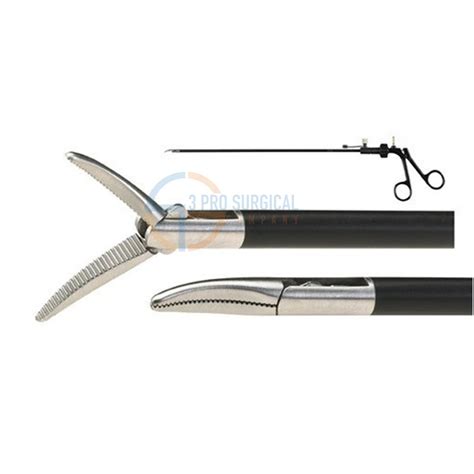3pro Maryland Dissector Forceps Curved Jaws 5mm X 33cm Length With