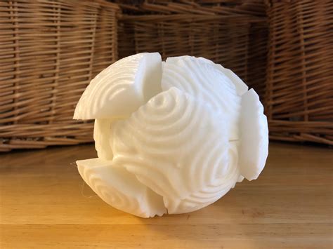 Ripple Ball Burr Puzzle 3d Model By Davemakesstuff On Thangs