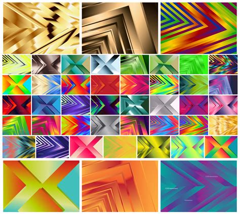 Creative Collection Of 45 Abstract Gradient Arrow Vector Designs