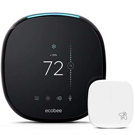 Ecobee4 Smart Wi Fi Programmable Thermostat With Built In Alexa Voice And Room Sensor Included