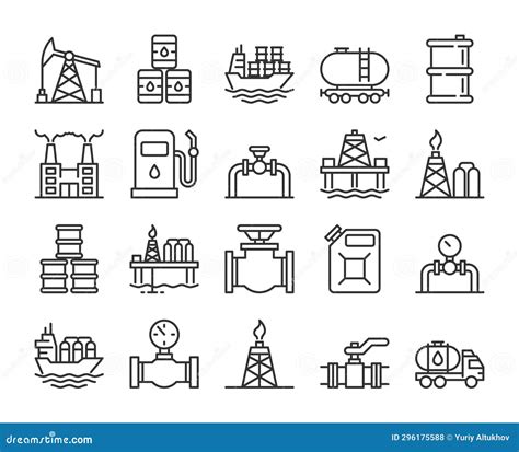 Bio Fuel Icons Black And White Sticker Set Big Vector Illustration