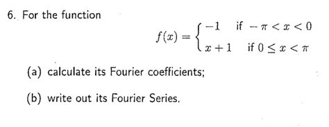 For The Function Chegg