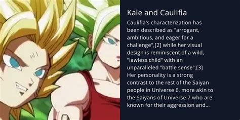 Kale And Caulifla Bot Profile
