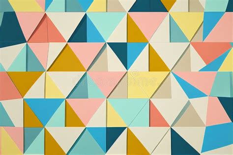 Ai Generated Illustration Of A Colourful Pattern Stock Illustration