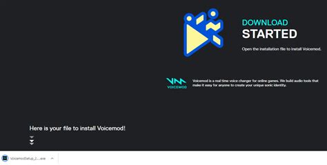 Voicemod First Steps Installation Voicemod