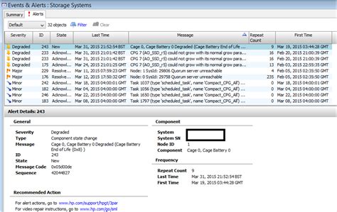 hp 3par alerts bytesizedalex