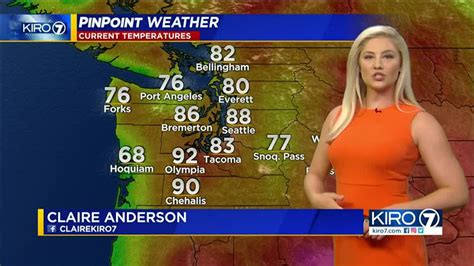 Kiro 7 Pinpoint Weather Video For Mon Evening Kiro 7 News Seattle