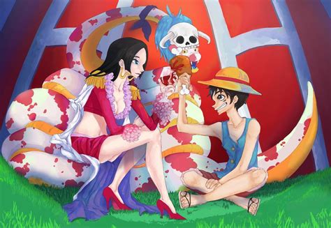 One Piece 10 Pieces Of Luffy And Boa Fan Art That Are Totally Romantic