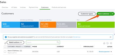 How To Set Up Customers In QuickBooks Online