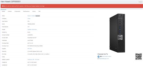 cannot upload files · issue 4381 · snipe snipe it · github