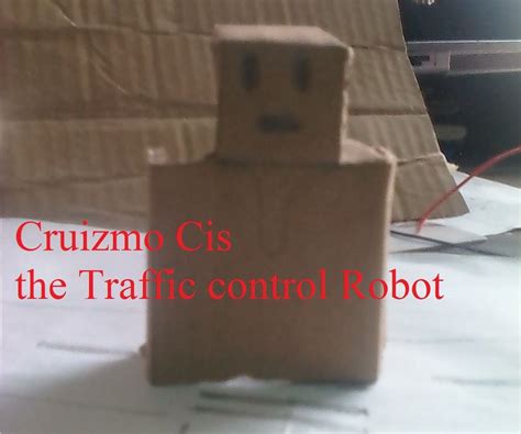Cardboard Traffic Control Robot 8 Steps Instructables