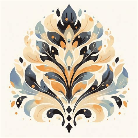 Premium Vector Classical Motifs With Symmetrical Shapes