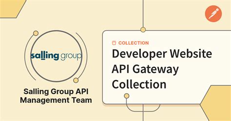 Developer Website Api Gateway Collection Documentation Postman Api Network