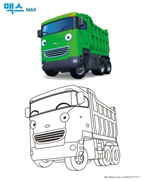 꼬마버스타요 색칠공부프린트 16종 네이버 블로그