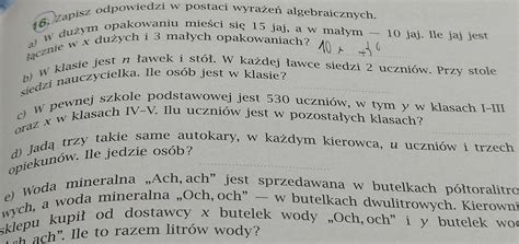 zadanie 16 strona 91 matematyka klasa 6 ćwiczeniówka plis na czybko