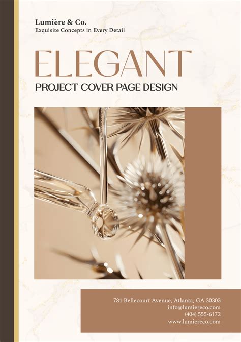 Free Project Cover Page Templates To Edit Online