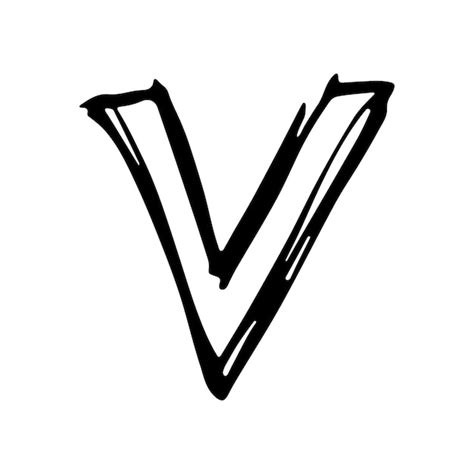 Premium Vector Hand Drawn Check Mark Illustration Marker Right Sign