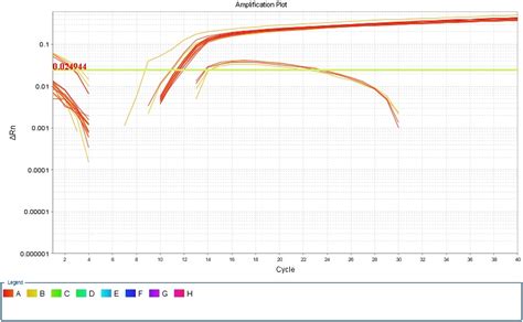 Unusual Qpcr Amplification Curve