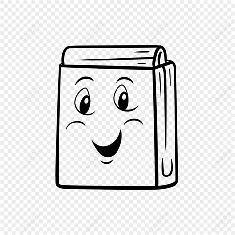 활짝 열린 입 윤곽선 스케치 드로잉이 있는 행복한 책 색칠 페이지 벡터선 그리기개요 Png 일러스트 무료 다운로드 Lovepik