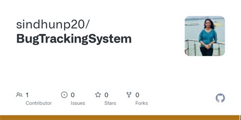 Github Sindhunp20bugtrackingsystem