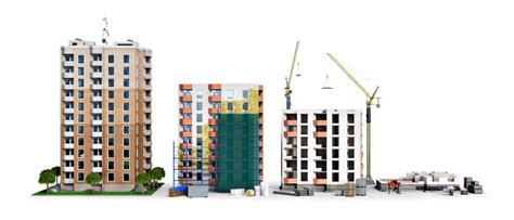 D Render Phased Construction Condo Apartment Building The Pinnacle List