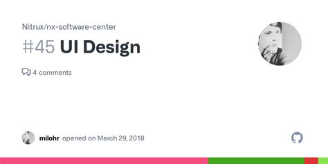 UI Design Issue Nitrux Nx Software Center GitHub