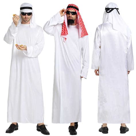 Halloween Middle East Dubai Prince Cosplay Costume For Adult Men Muslim