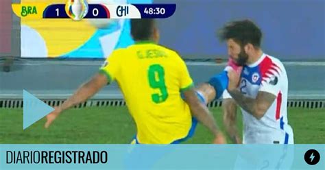 La Terrible Patada De Gabriel Jesús En La Cara De Mena Que Le Costó La