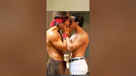 salman khan or sharukh khan kissing 😘😆 youtubeshorts shortvideo