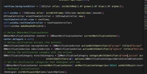 ios how add action button to payload onesignal json apns file stack