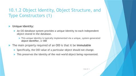 Isc321 Database Systems I Chapter 10 Object And Object Relational