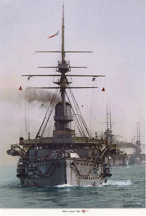 ФОТОГРАФИИ БОЕВЫХ КОРАБЛЕЙ ИМПЕРИАЛИСТИЧЕСКИХ ГОСУДАРСТВ НА РУБЕЖЕ Xix Xx ВВ В ОКРАШЕННЫМ И