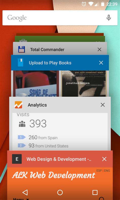 Android Lollipop On The Nexus Alk Web Dev Blog