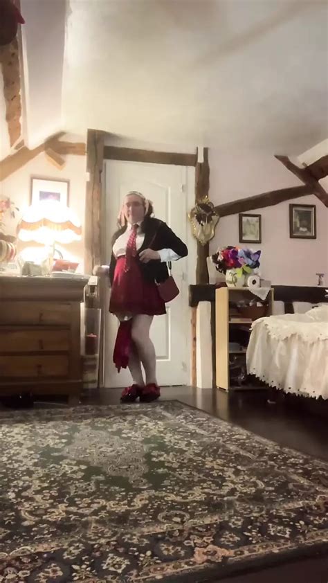 In Outfit With A Little School Dress For A Night Out Gay Uniform
