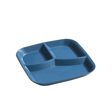 Wheat Straw Fiber Portion Control Plate Divided Rectangular Bariatric