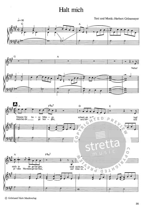 Ö de Herbert Grönemeyer acheter dans la boutique de partitions de Stretta
