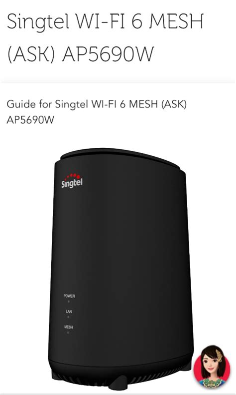 Latest Version Singtel Askey 5400mbps Wifi 6 Mesh Extender Computers Tech Parts