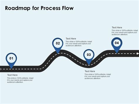 Roadmap For Process Flow Ppt Powerpoint Presentation Icon Slide