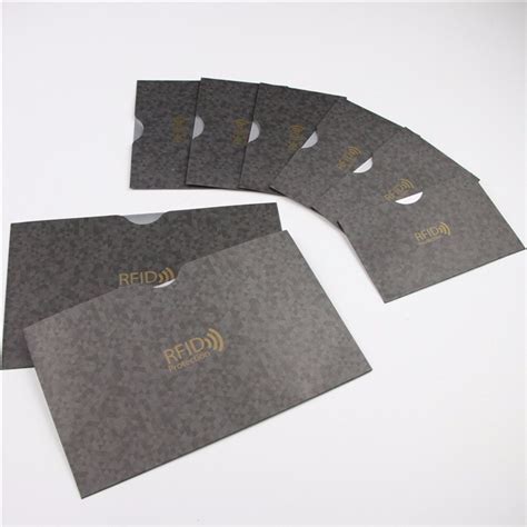 China Newest Credit Card Safety Rfid Blocking Sleeve Contactless Anti