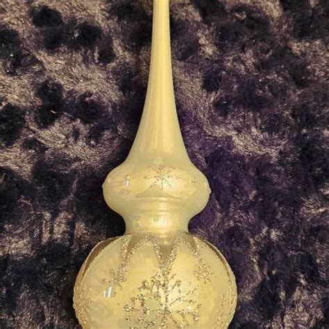 50 Christmas Glass Indent Ornaments 1950s Christmas Decoration Vintage