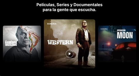 Sonora la nueva plataforma de audio en español presenta su catálogo