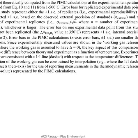 A B Comparison Between Theoretical And Experimental Calculations And