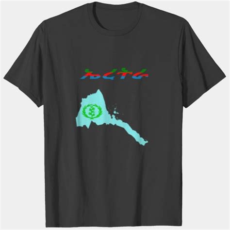 Eritrea Meley Flag Map T Shirt Designed And Sold By Eleanor Thornburg