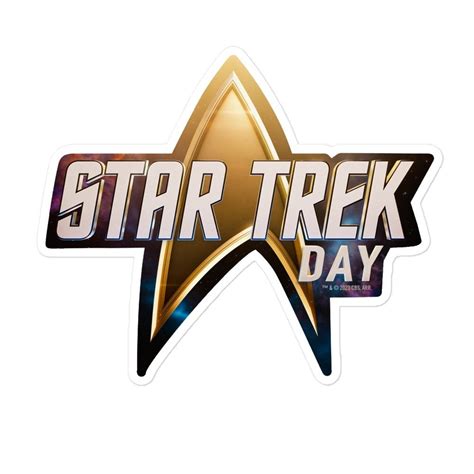 Star Trek Day Sticker Paramount Shop